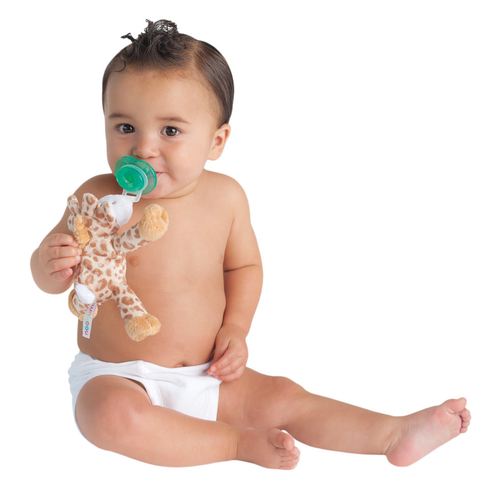 Nookums Paci Plushies Shakies - Georgie Giraffe – Purely Babies